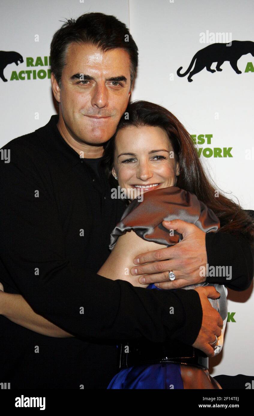 Kristin Davis and Chris Noth attend the Rainforest Action Network's NYC ...