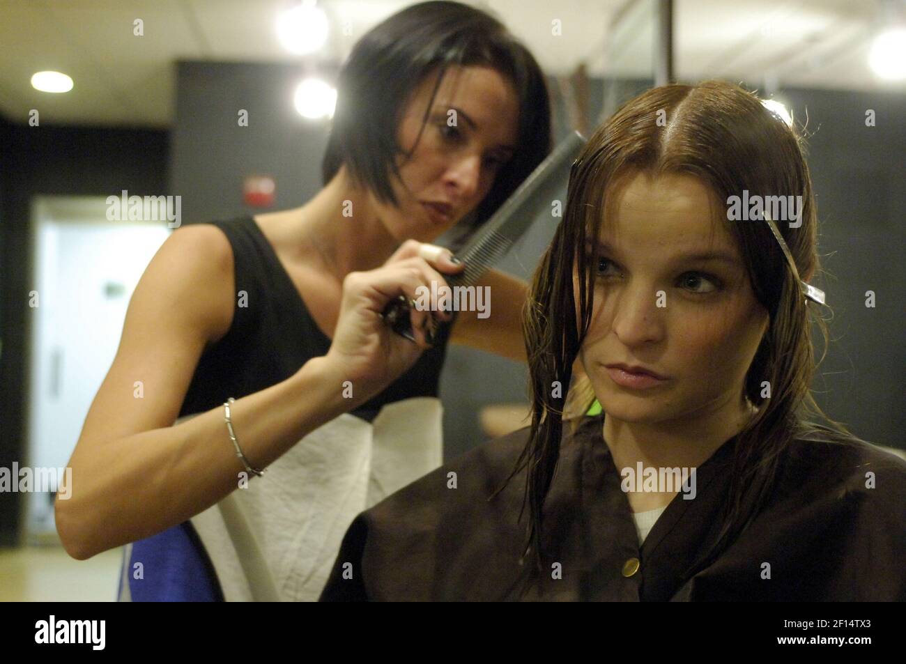 Leigh Anne Rodgers, left, creative director & co-owner of Salon Blue ...