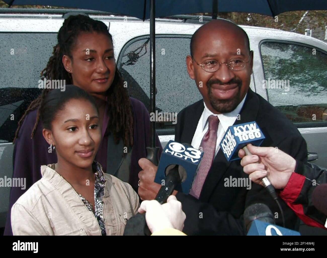 Philadelphia Democratic mayoral candidate Michael Nutter arrives to ...