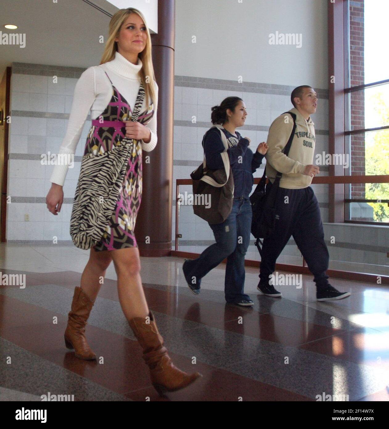 Morgan Woolard, a freshman at Lindenwood University, and former Miss ...