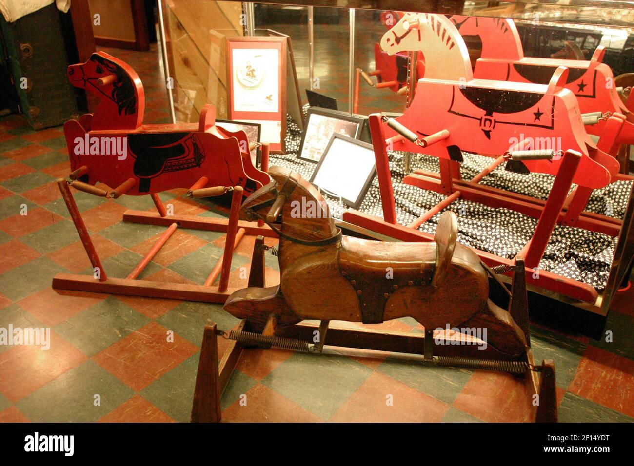 The Wonder Horse in the foreground is the original built in 1939 and ...