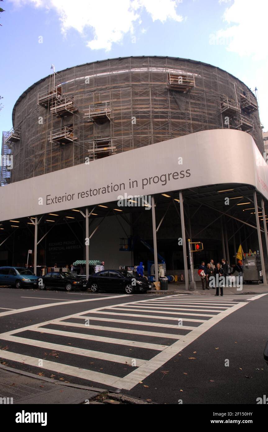 The Guggenheim museum in New York City is presently undergoing a major ...