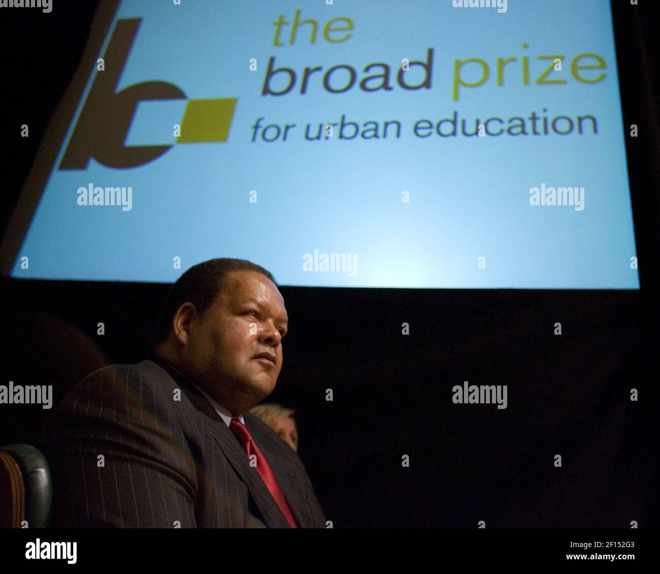Miami, Florida Superintendent Rudy Crew during the 2007 Broad Prize for ...