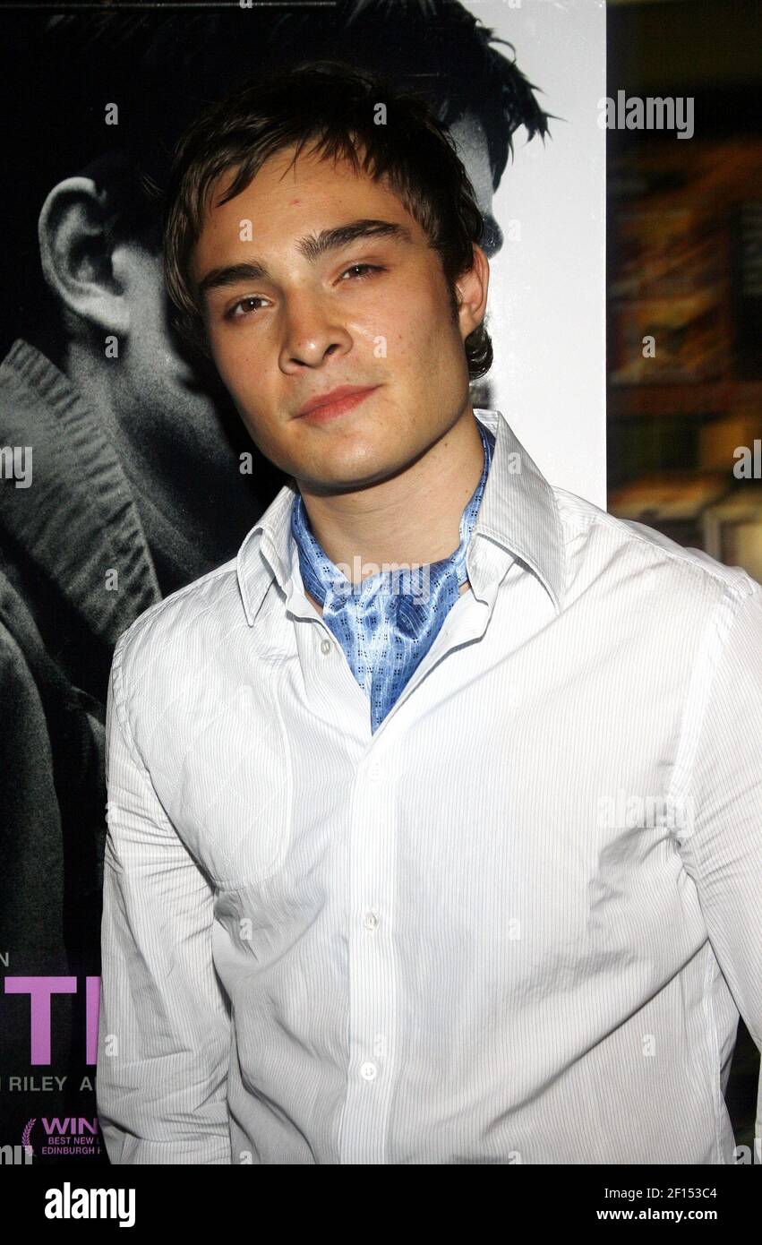 Ed Westwick of "Gossip Girl" attends the premiere of "Control" at ...
