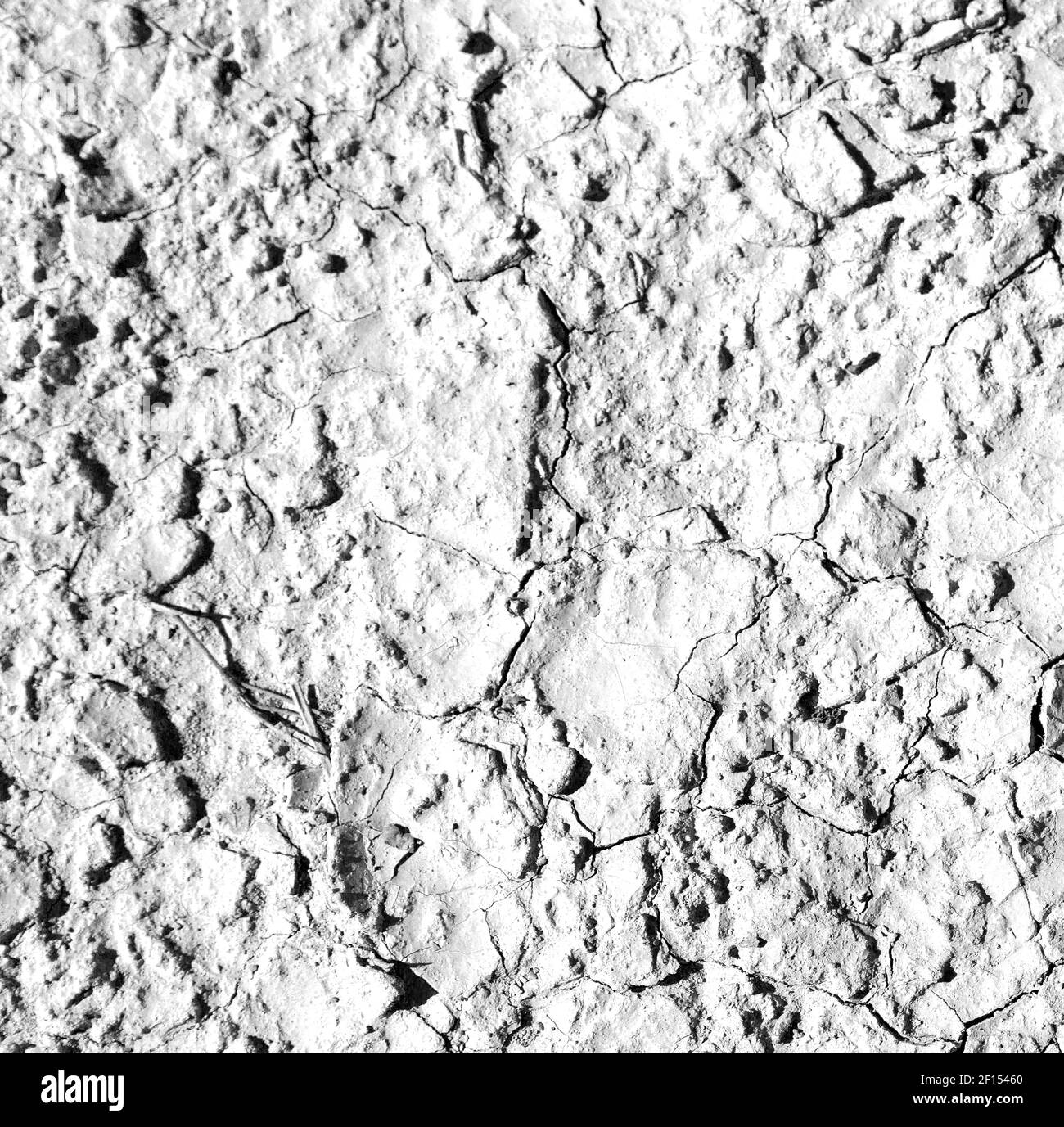 In oman rub al khali old desert and the abstract cracked sand texture ...