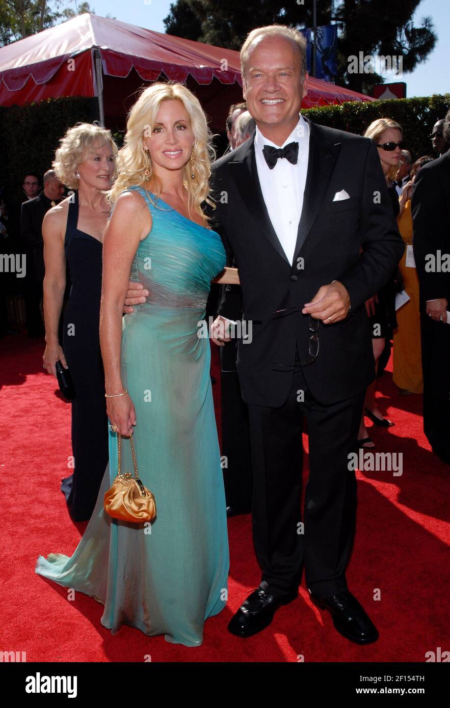 Kelsey Grammer and wife Camille Grammer attend the 59th Annual ...
