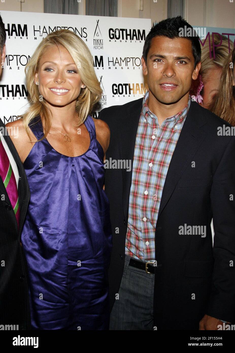 Kelly Ripa and husband Mark Consuelos arrive at a party hosted by ...