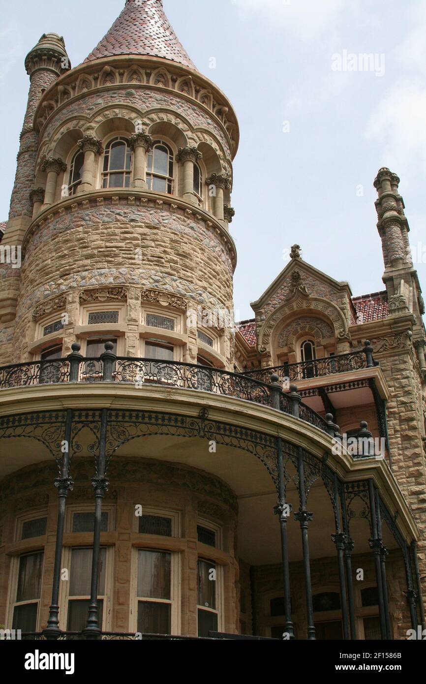 Galveston's 1888 Bishop's Palace is recognized by the American ...