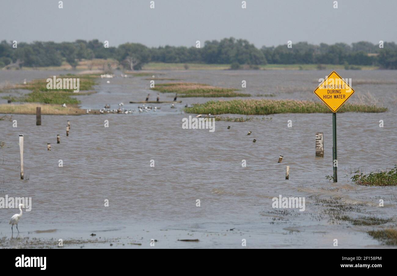 With most roads still heavily flooded, access to the Cheyenne Bottoms ...