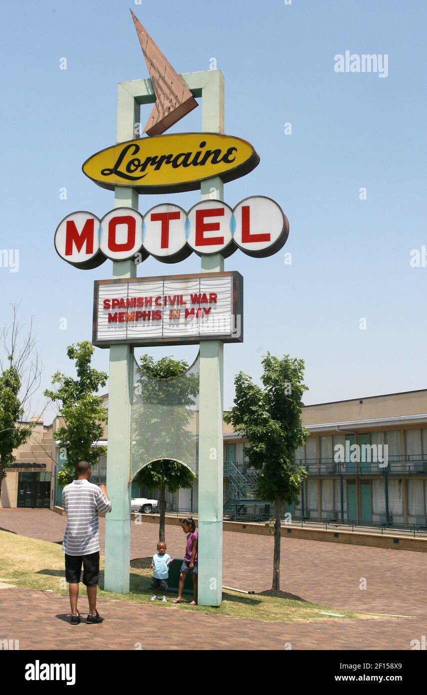 The Lorraine Motel in Memphis, Tennessee. Dr. Martin Luther King Jr ...