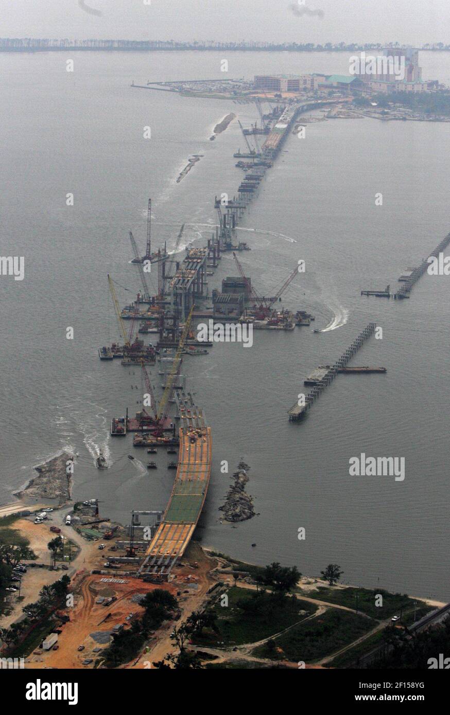 The Biloxi-Ocean Springs Bridge is scheduled to open two lanes to ...