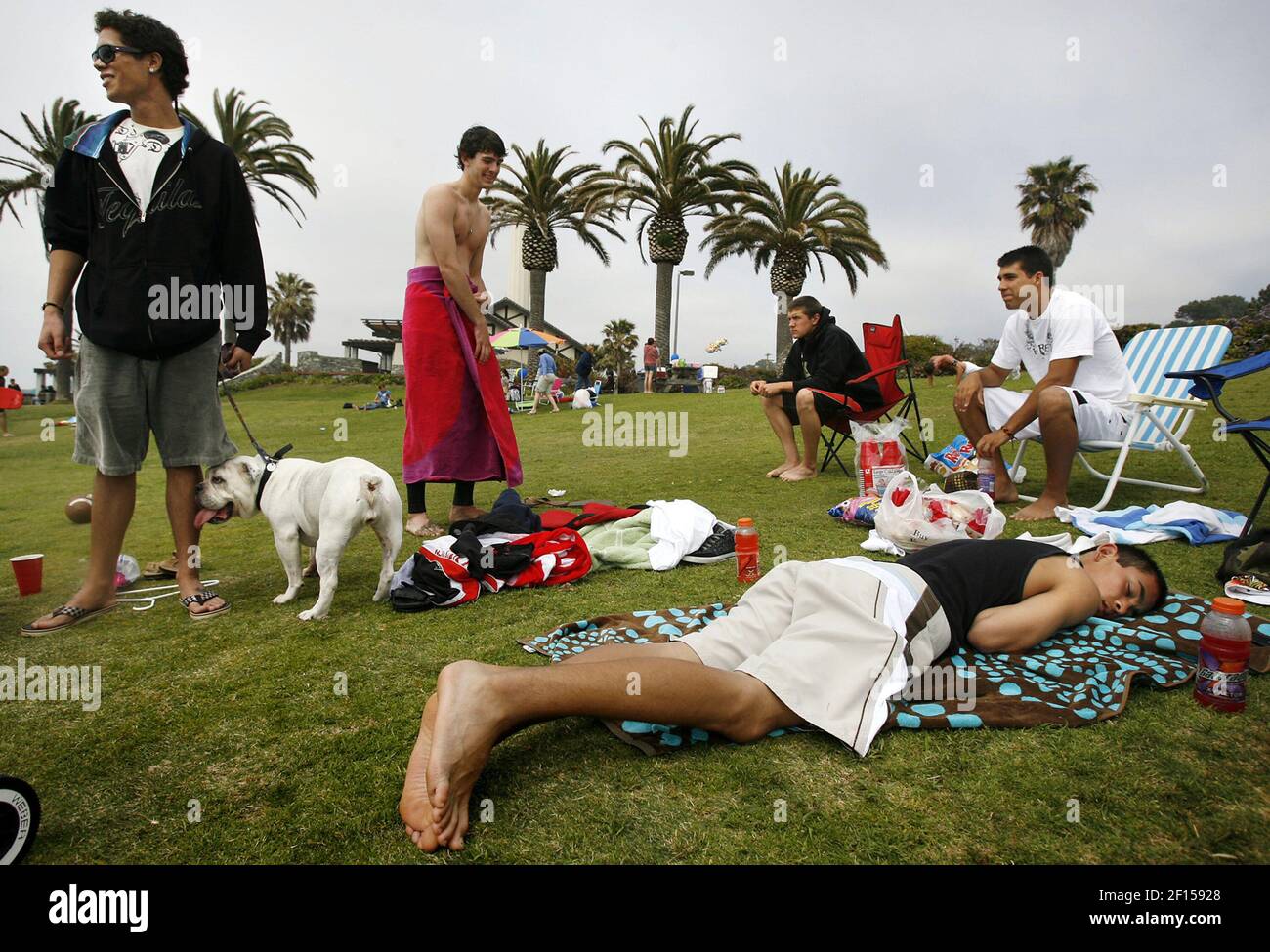 Powerhouse Park in Del Mar, California, is a great place for friends ...