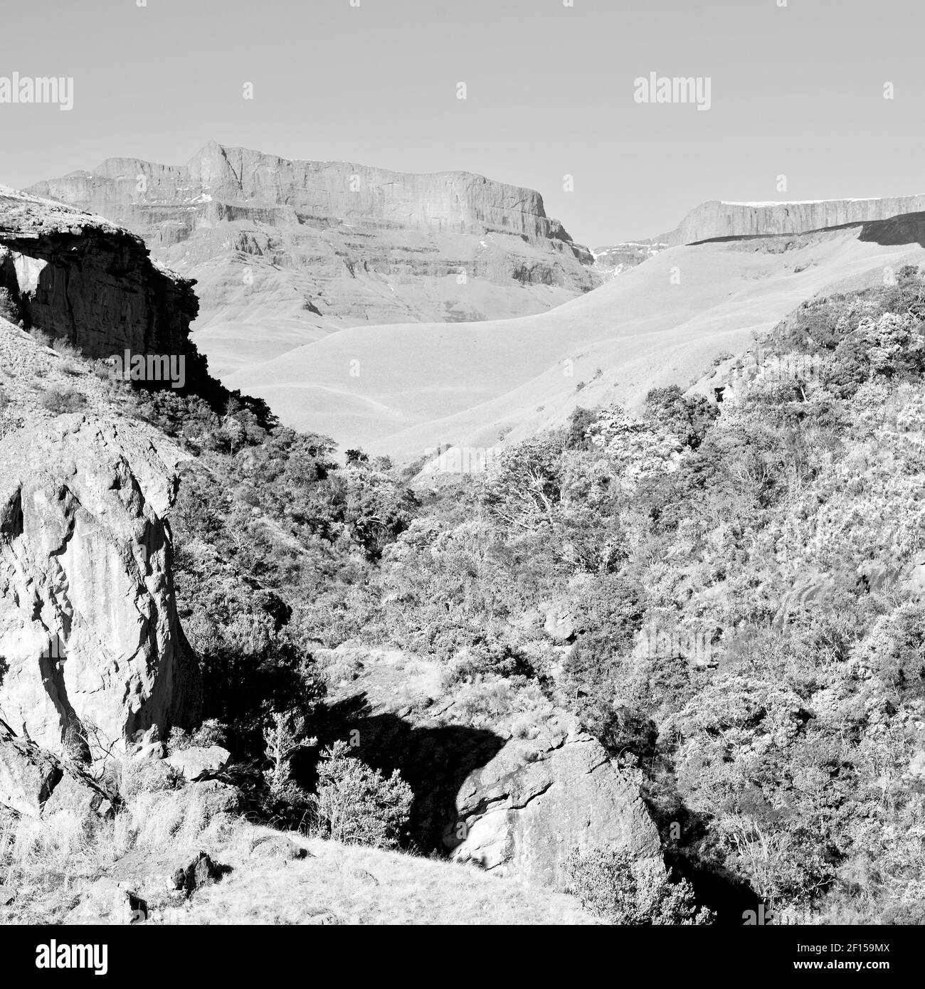 In south africa valley of desolation Stock Photo - Alamy