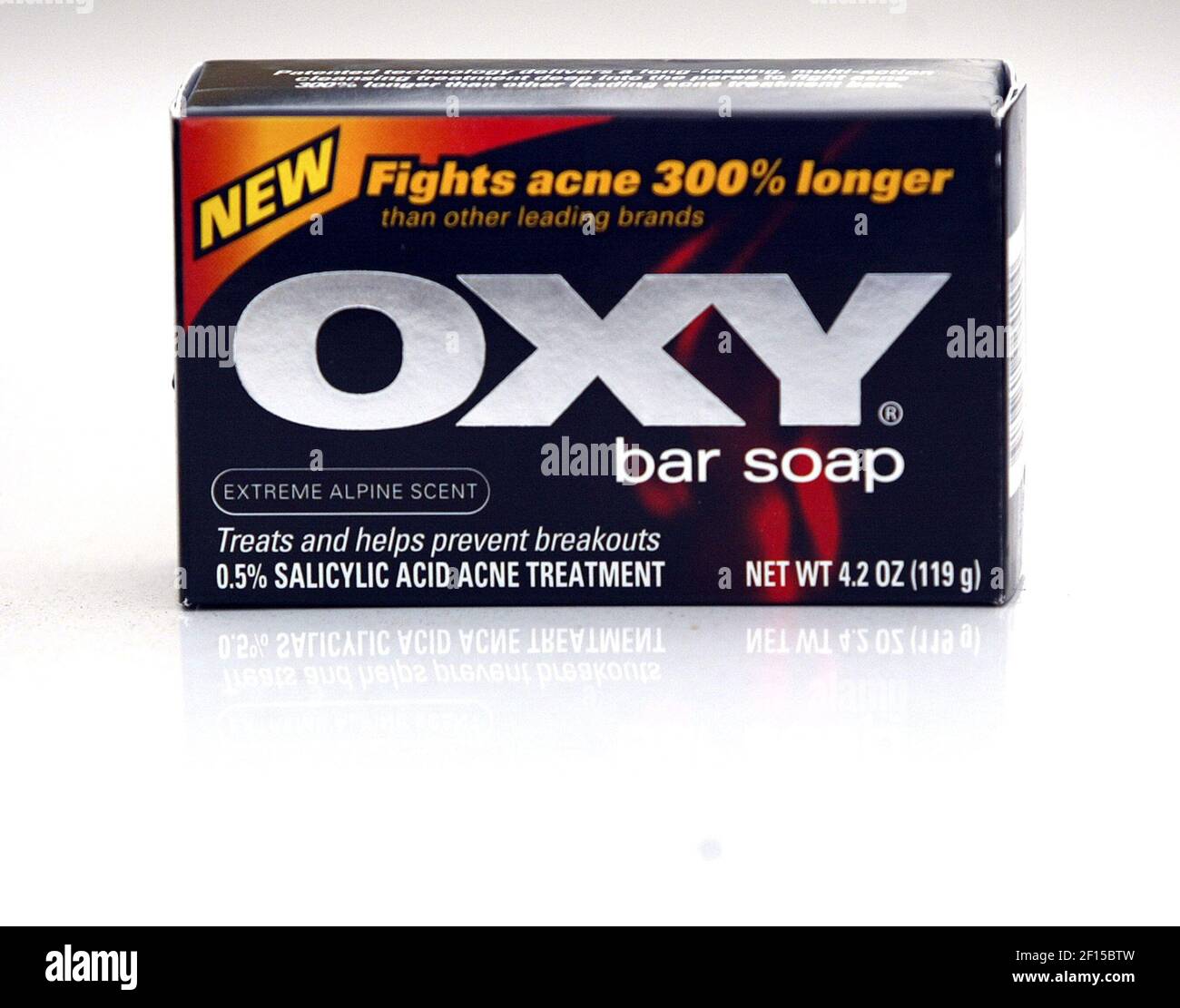 OXY bar soap treats and prevents body acne breakouts. (Photo by Patrick ...