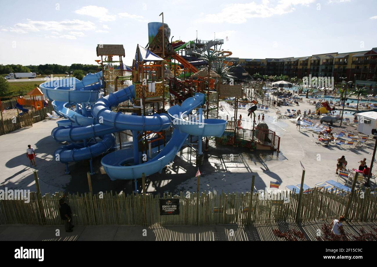 An outdoor view of Wisconsin Dells' Kalahari Resort is pictured June 29 ...