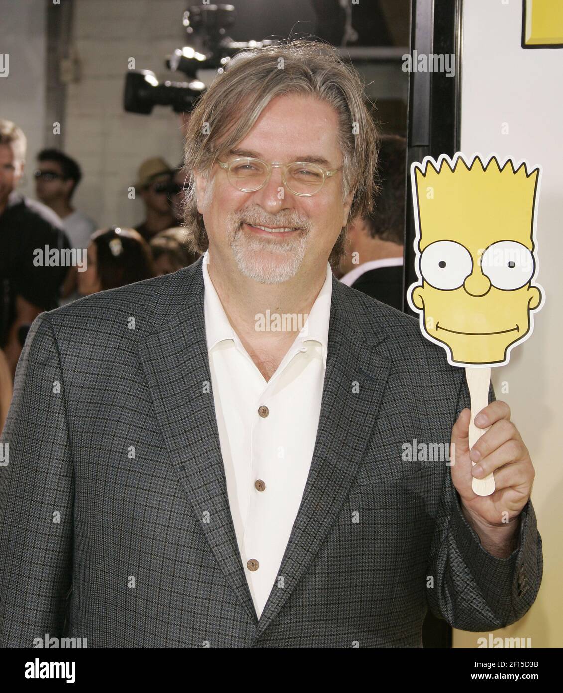 Creator of the Simpsons, Matt Groening, arrives at the premiere of the ...