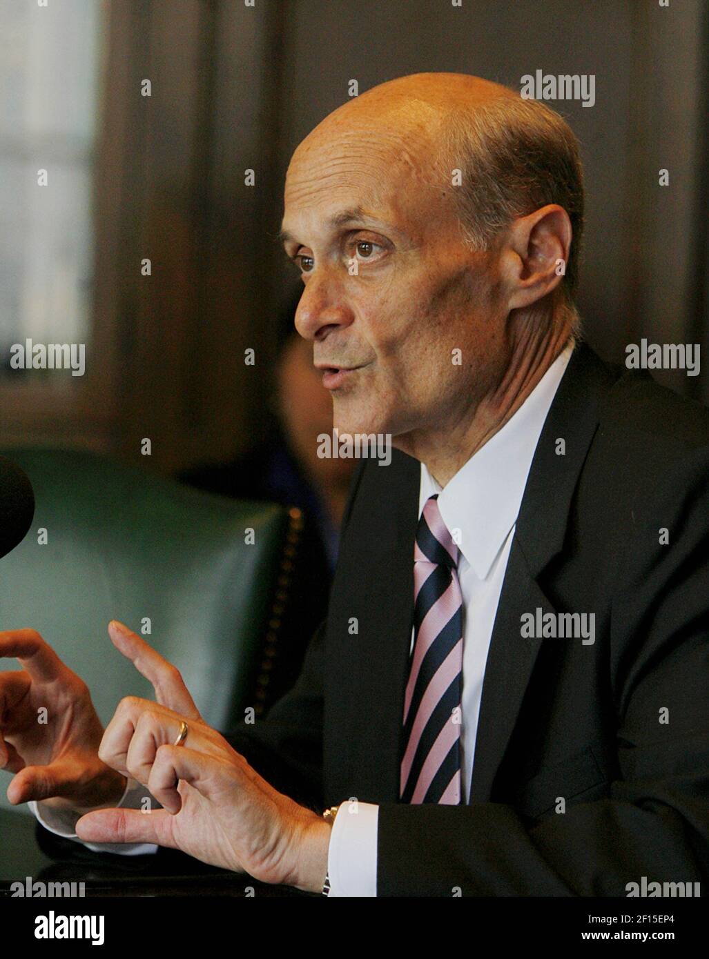 Homeland Security Secretary Michael Chertoff discusses terrorism ...