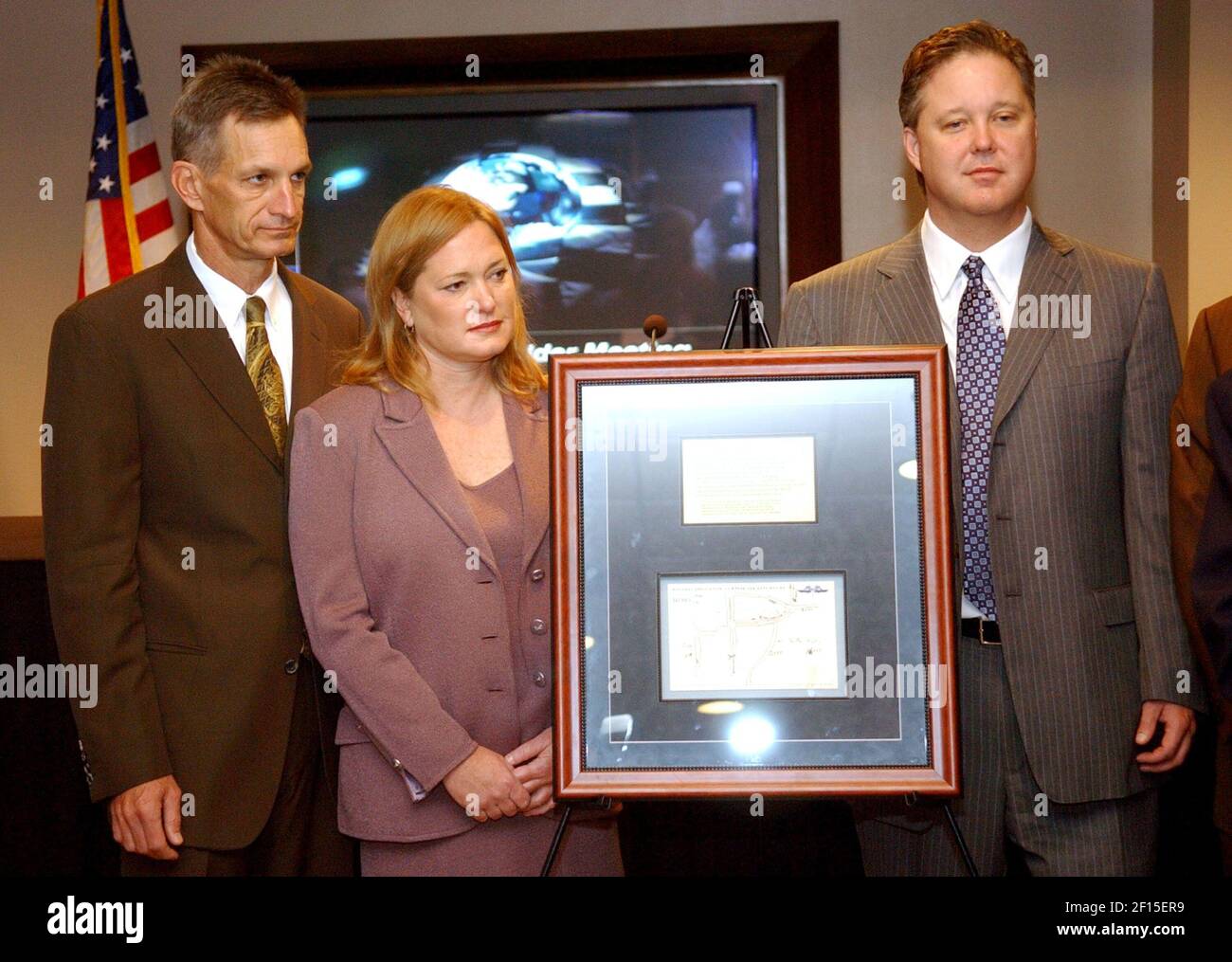In this April 4, 2007 file photograph, Dr. Bruce Kennedy, from left ...