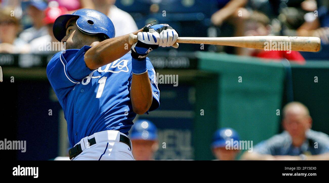 The Kansas City Royals' Tony Pena Jr. lead off the third inning with a ...