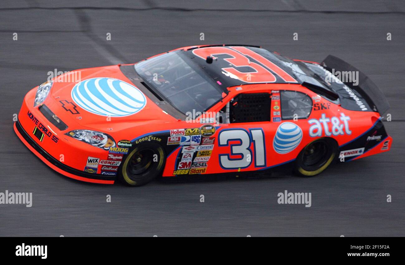Jeff Burton drives during qualifying for the Pepsi 400 at Daytona ...