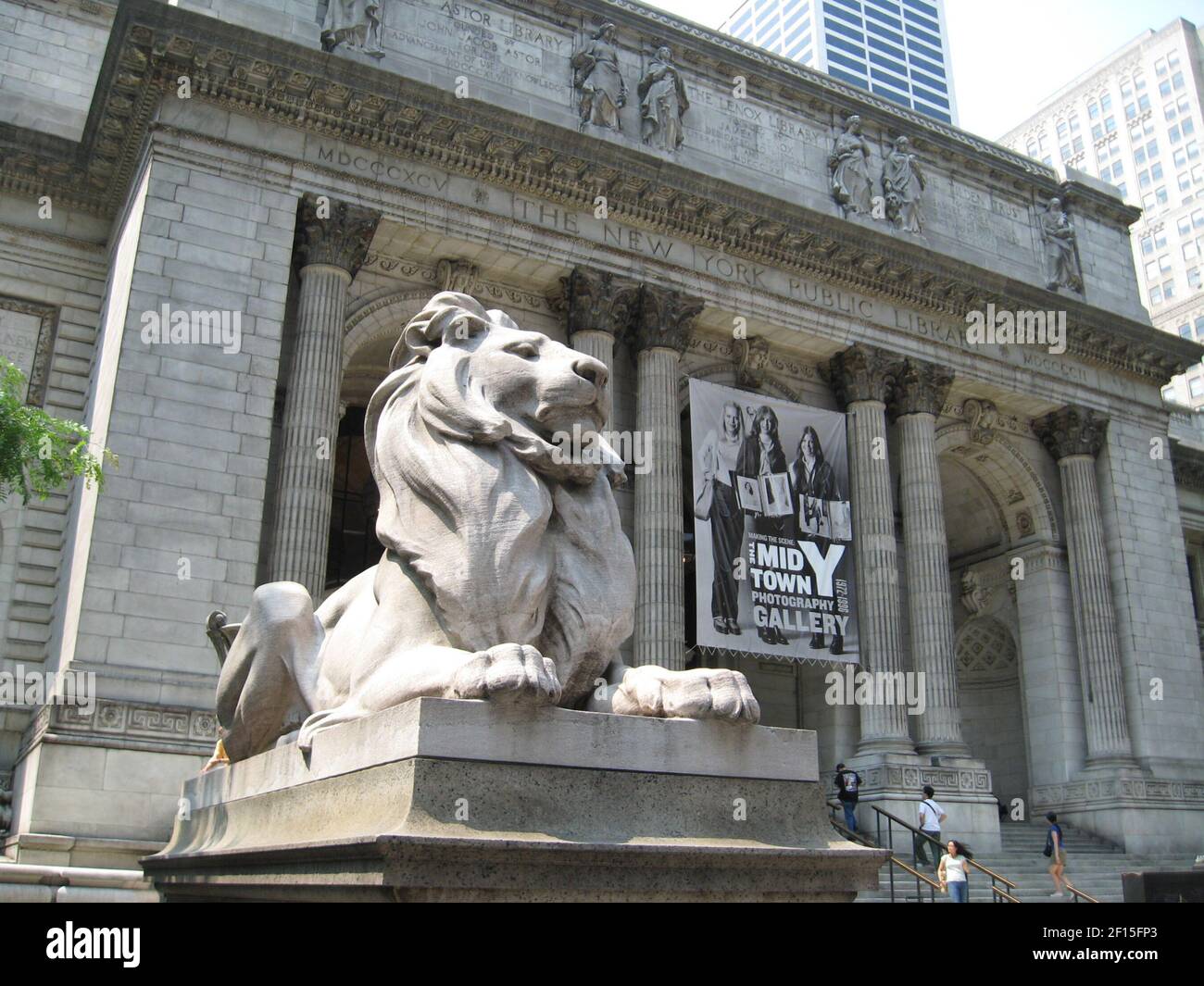 Library Way may be followed to Patience and Fortitude, the two lions ...
