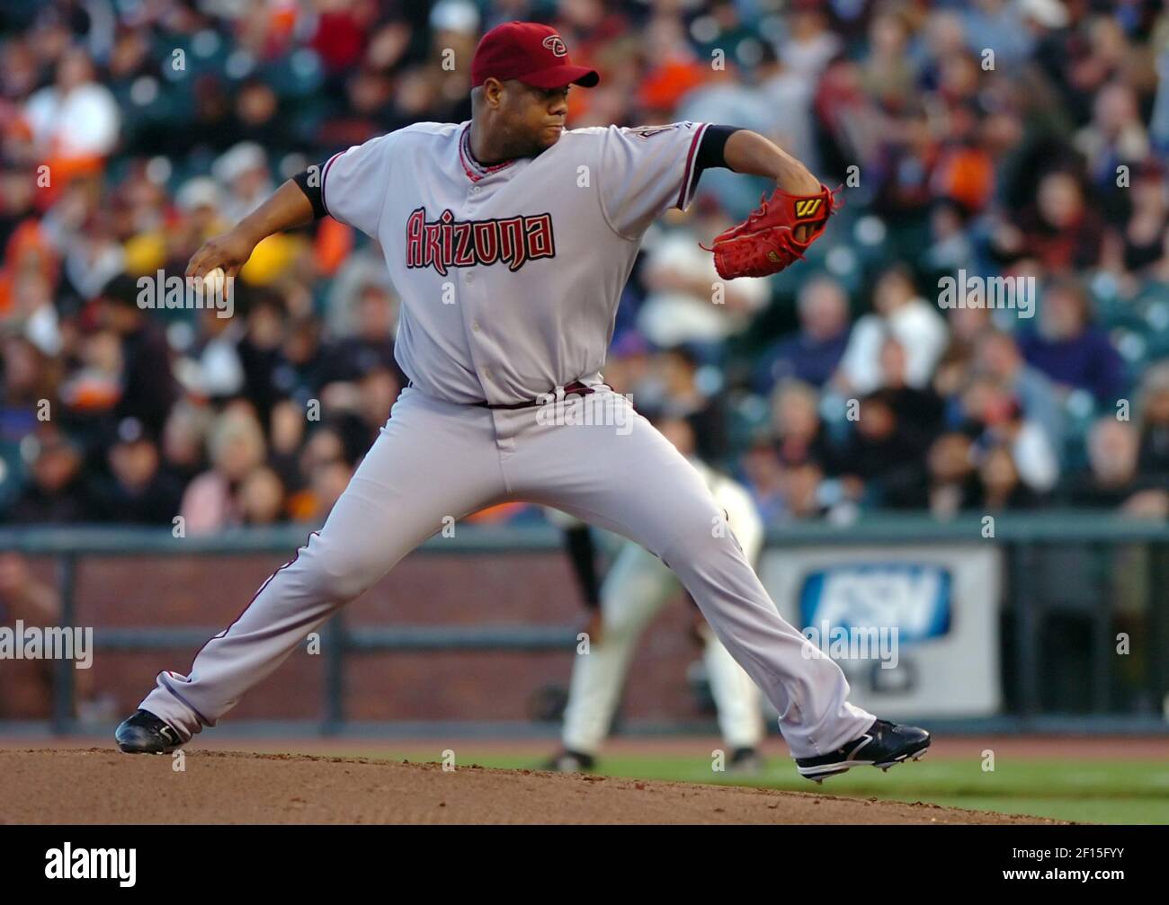 Arizona Diamondbacks pitcher Livan Hernandez works against the San ...