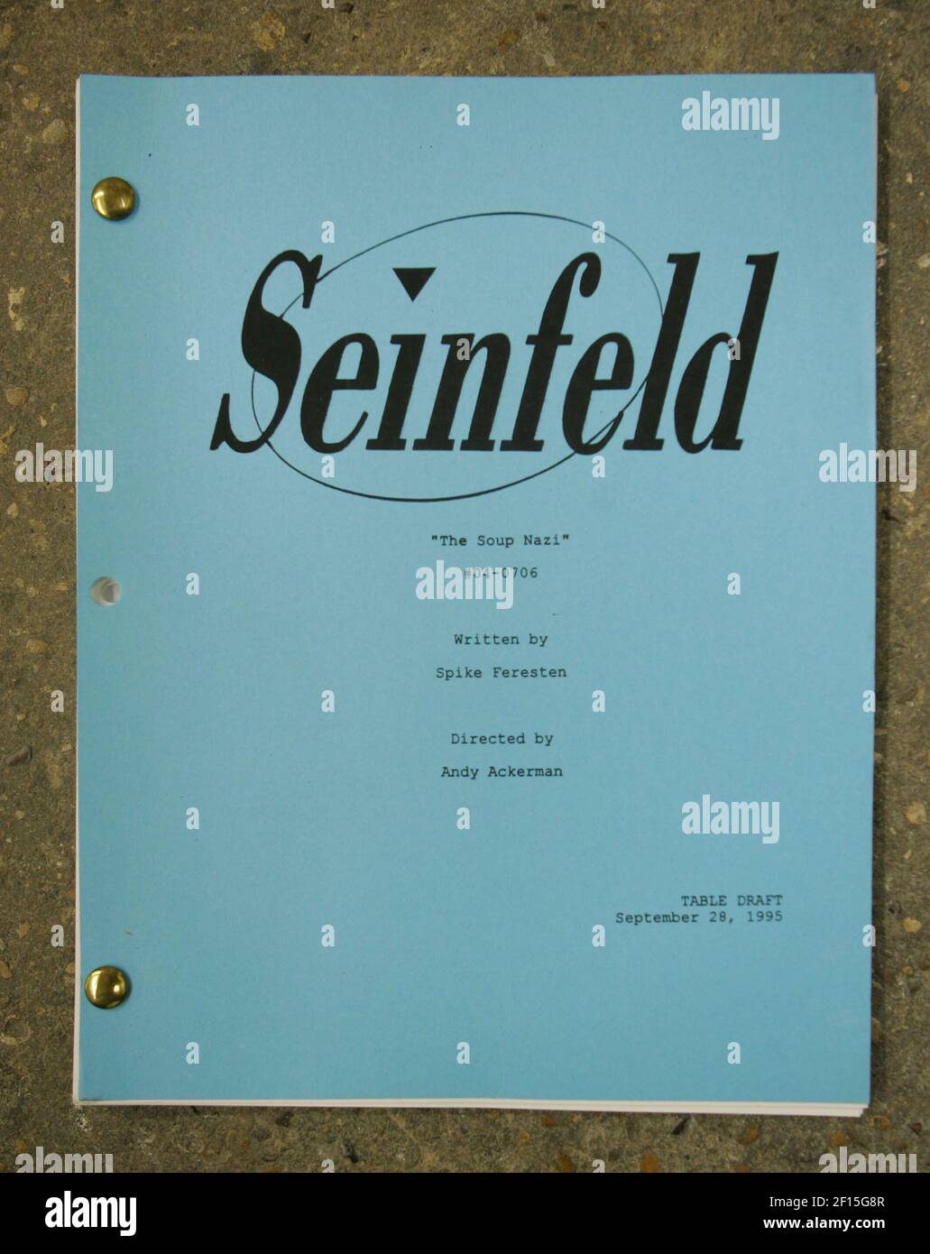 In this "Seinfeld," script, is the episode of the "Soup Nazi." The ...