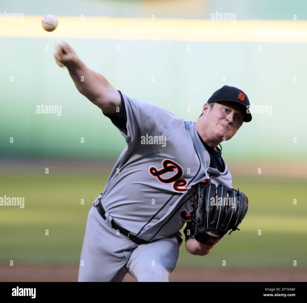 The Detroit Tigers' Jeremy Bonderman pitches against the Washington ...