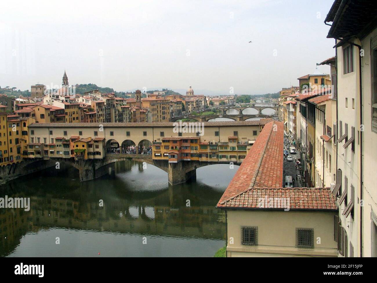 The Ponte Vecchio bridge in Florence, Italy, is known for having ...