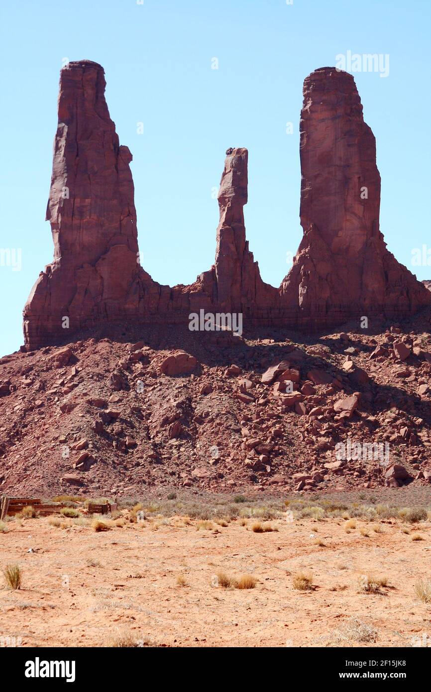 Is this formation, near John Ford's Point, the Three Sisters (for its resemblance to a trio of ...