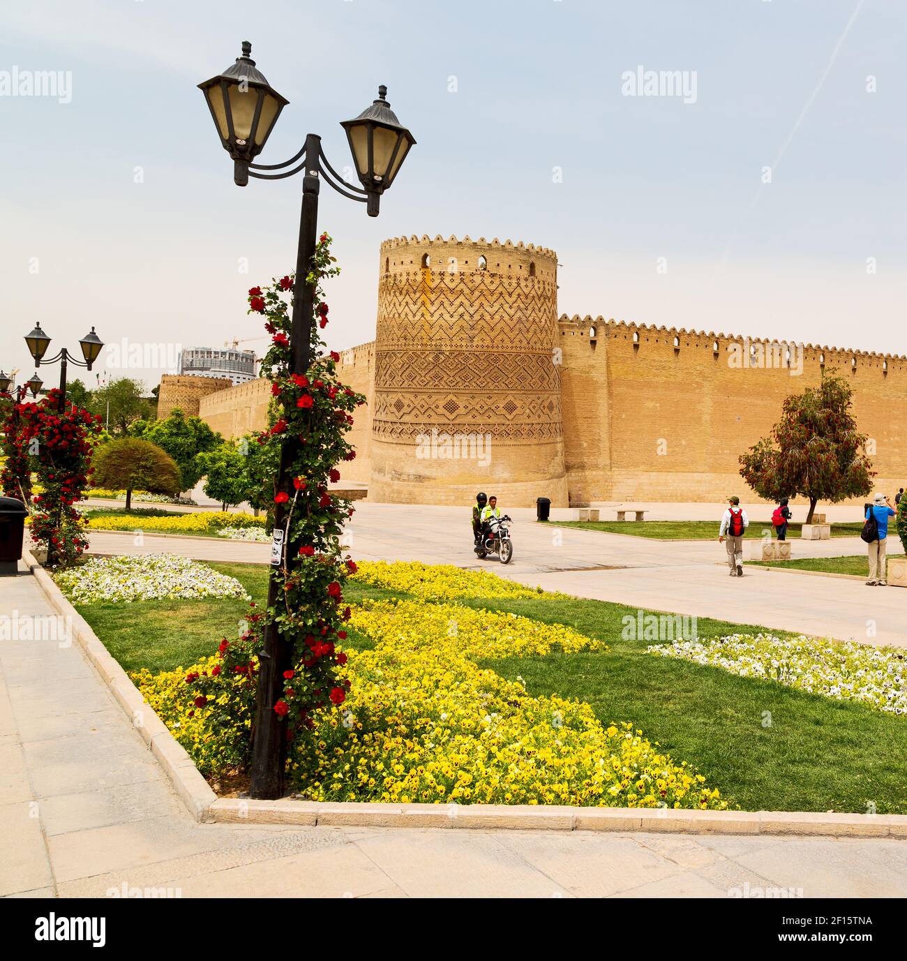 In iran the old castle Stock Photo - Alamy