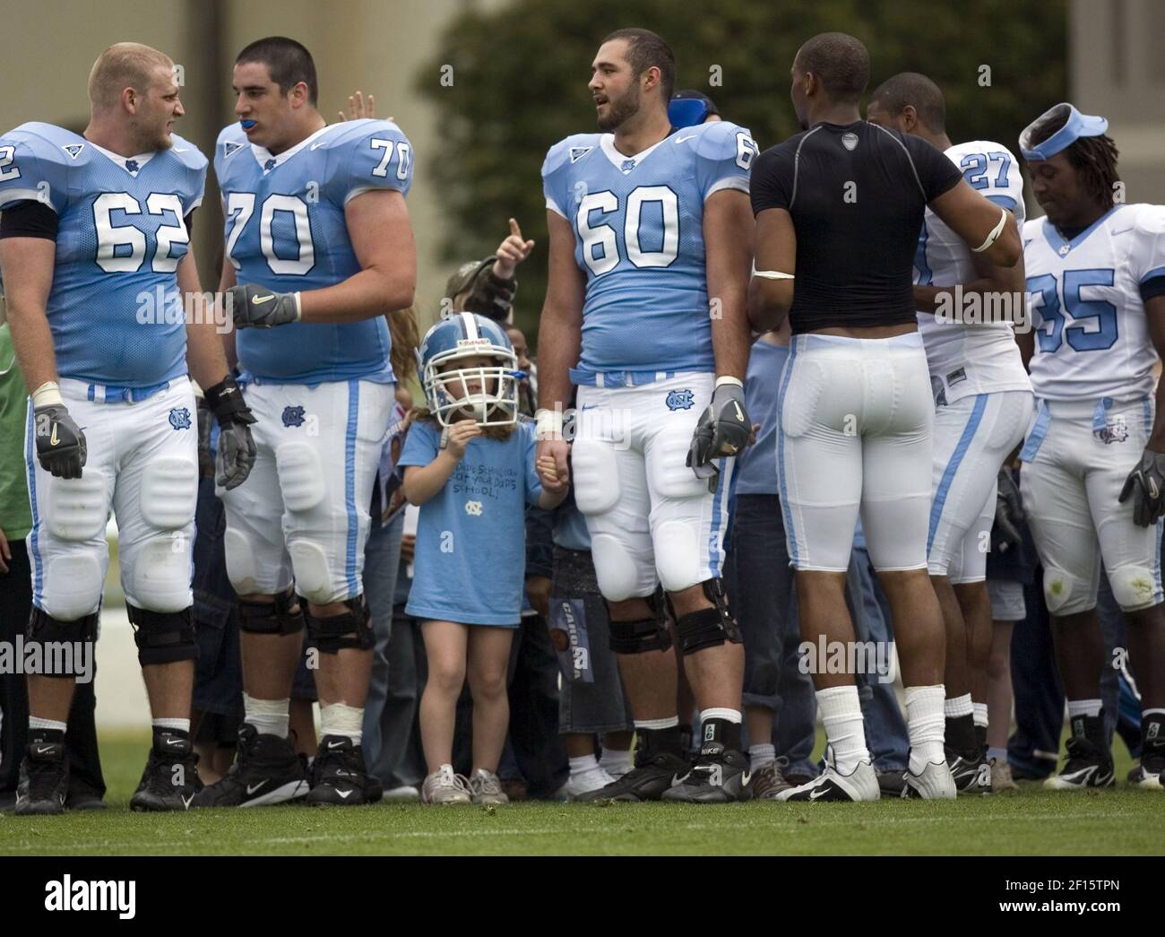 Following the Tar Heels' spring football game on Saturday April 14 ...
