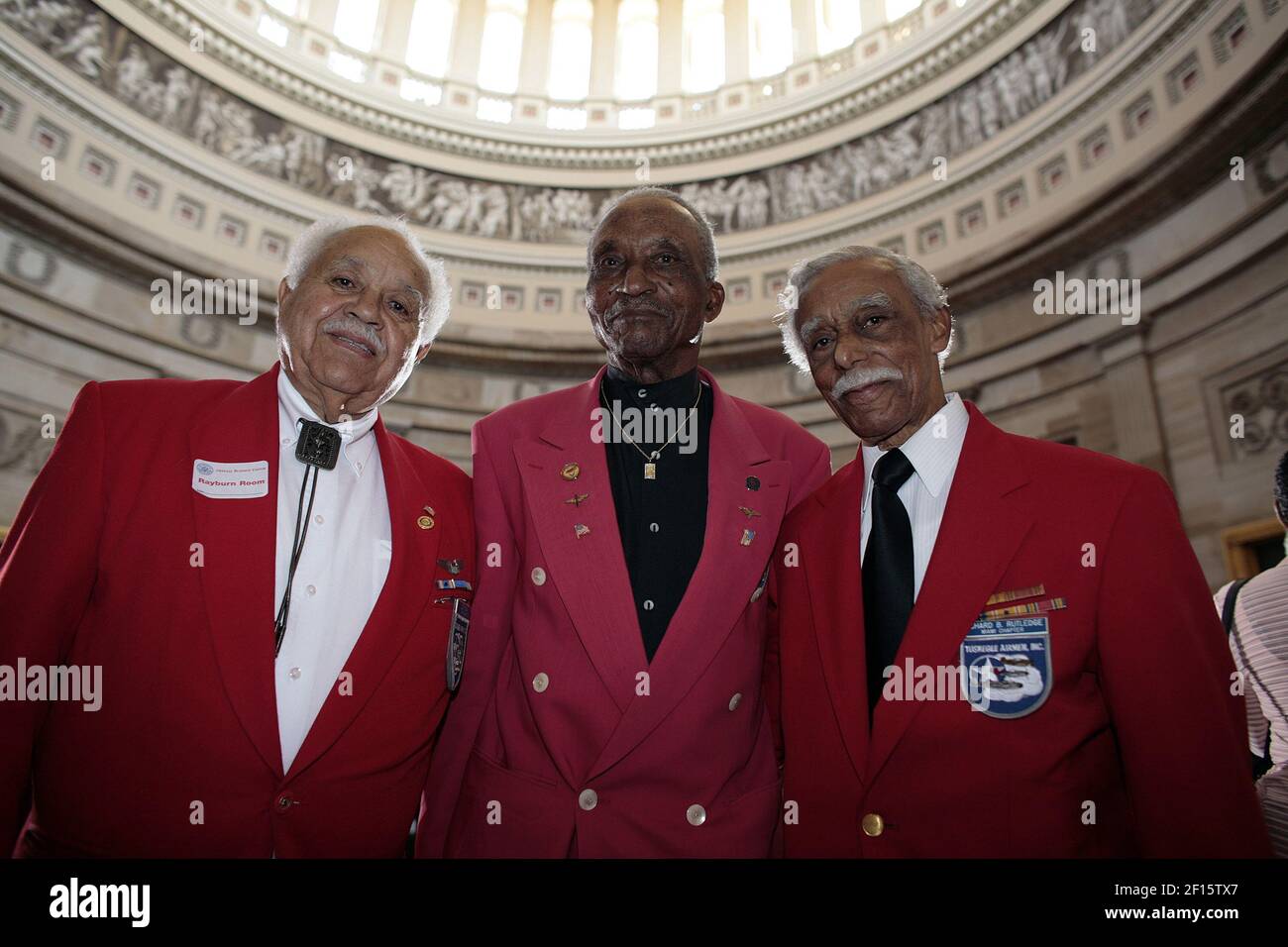 Leo Gray, Eldridge Williams and Richared Rutledge attend the Tuskeegee ...