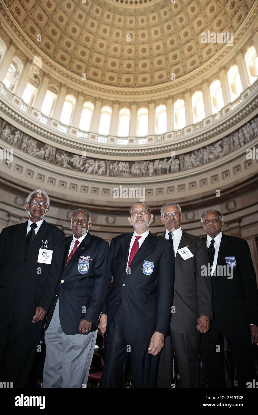 (Left to right) John Flannagan, Calvin Spann, Lloyd McKeethen, Conrad ...