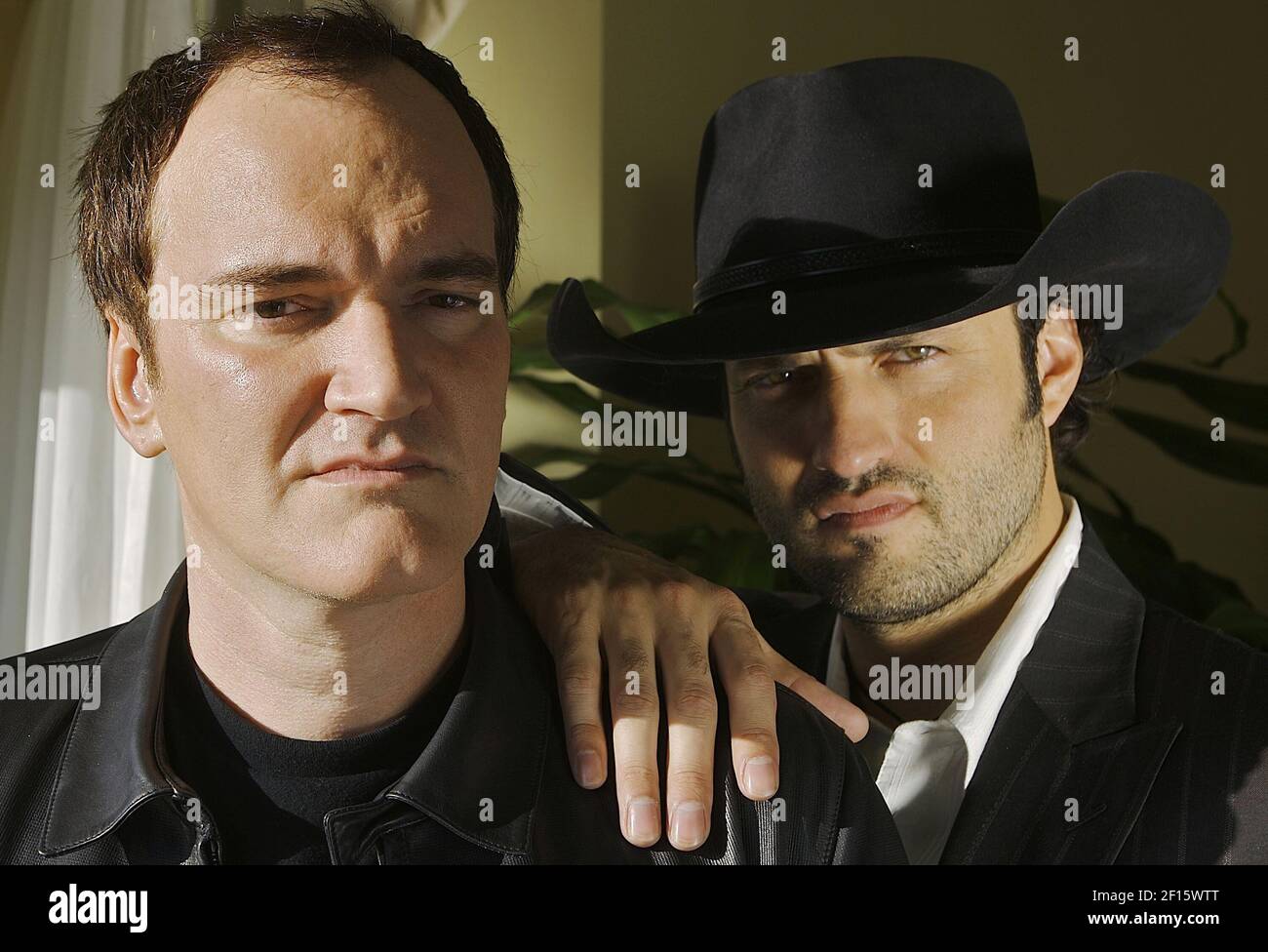 Directors Quentin Tarantino, left, and Robert Rodriguez pose for ...