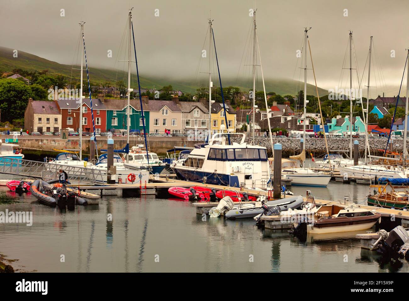 The Harbour at Dingle, Dingle Peninsular, Co. Kerry, Ireland Stock ...