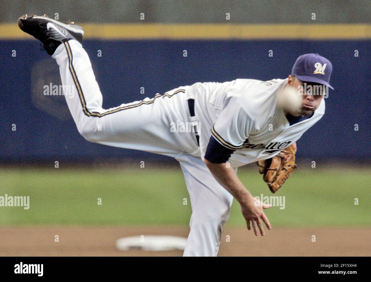 Milwaukee Brewers' Ben Sheets pitches a complete game 2-hitter on ...