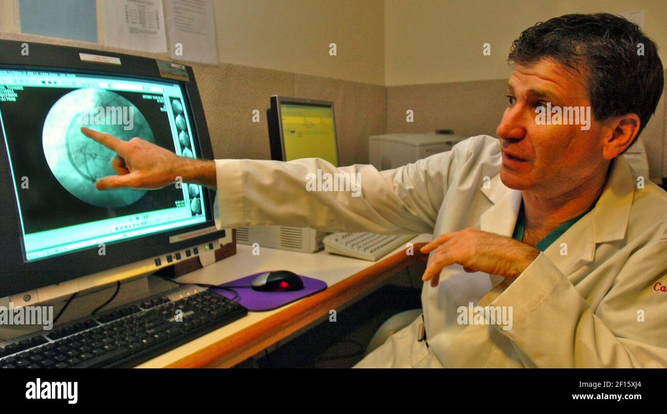 Dr. David Fischman, co-director of the cardiac catherization lab at ...
