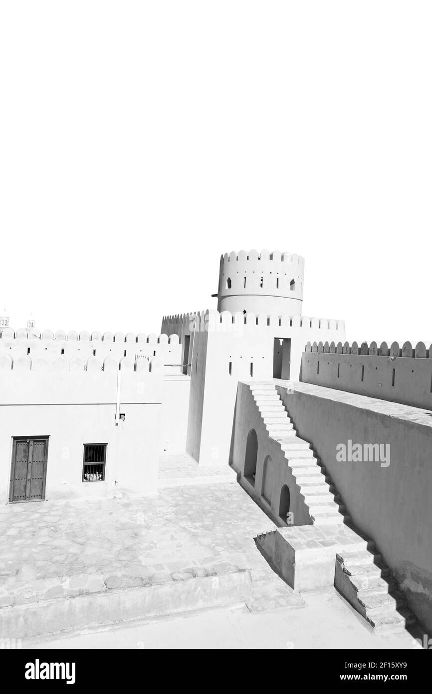 Old oman fort Black and White Stock Photos & Images - Alamy