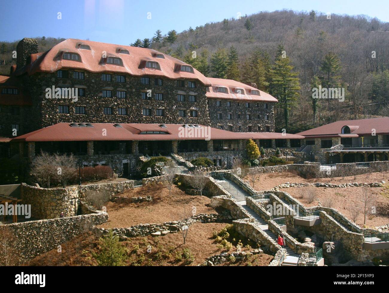 The Grove Park Inn opened in 1911, and wings were added in 1958 and ...