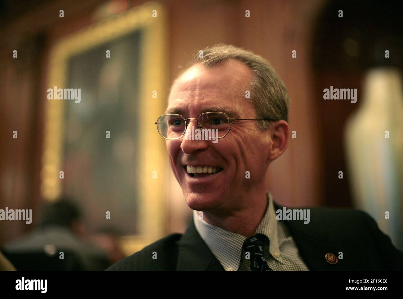 U.S. Rep. Bob Inglis (R-SC) is shown during an interview at the U.S ...