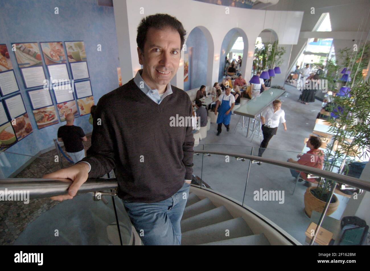 Restaurateur Antonio Ellek is the owner of the Mediterranean fast food ...