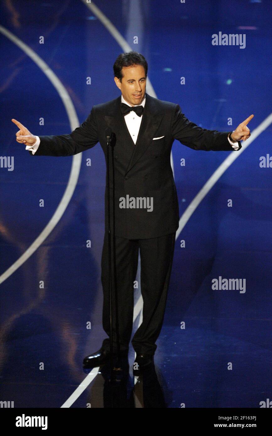 Jerry Seinfeld om stage at the 79th Academy Awards at the Kodak Theater ...