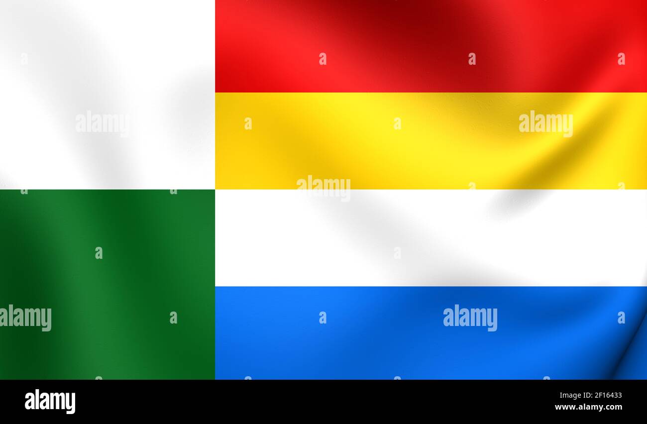3D Flag of the Oss Stock Photo - Alamy