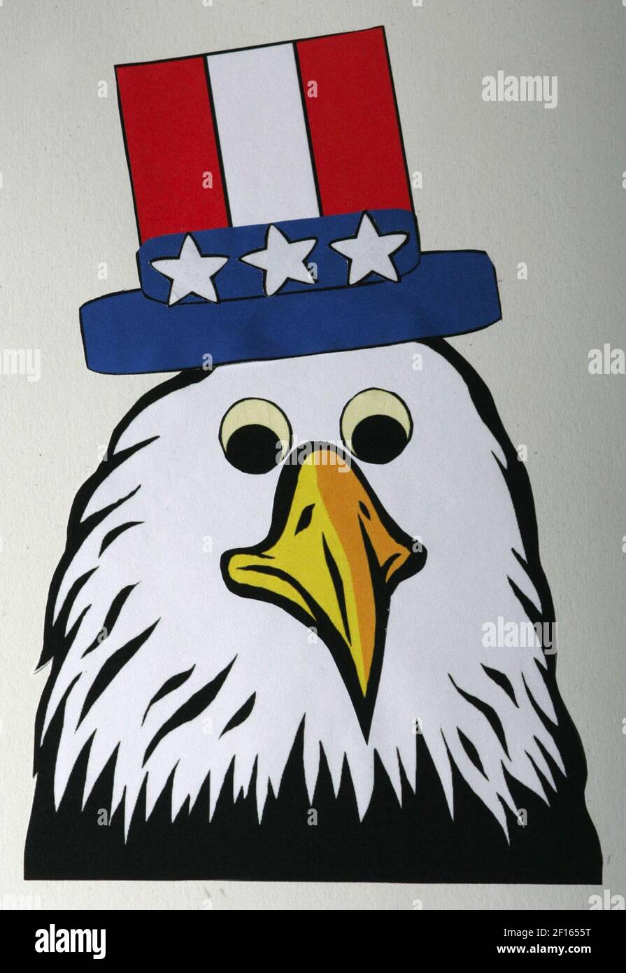 Preschoolers can cut out and color this bald eagle template for ...