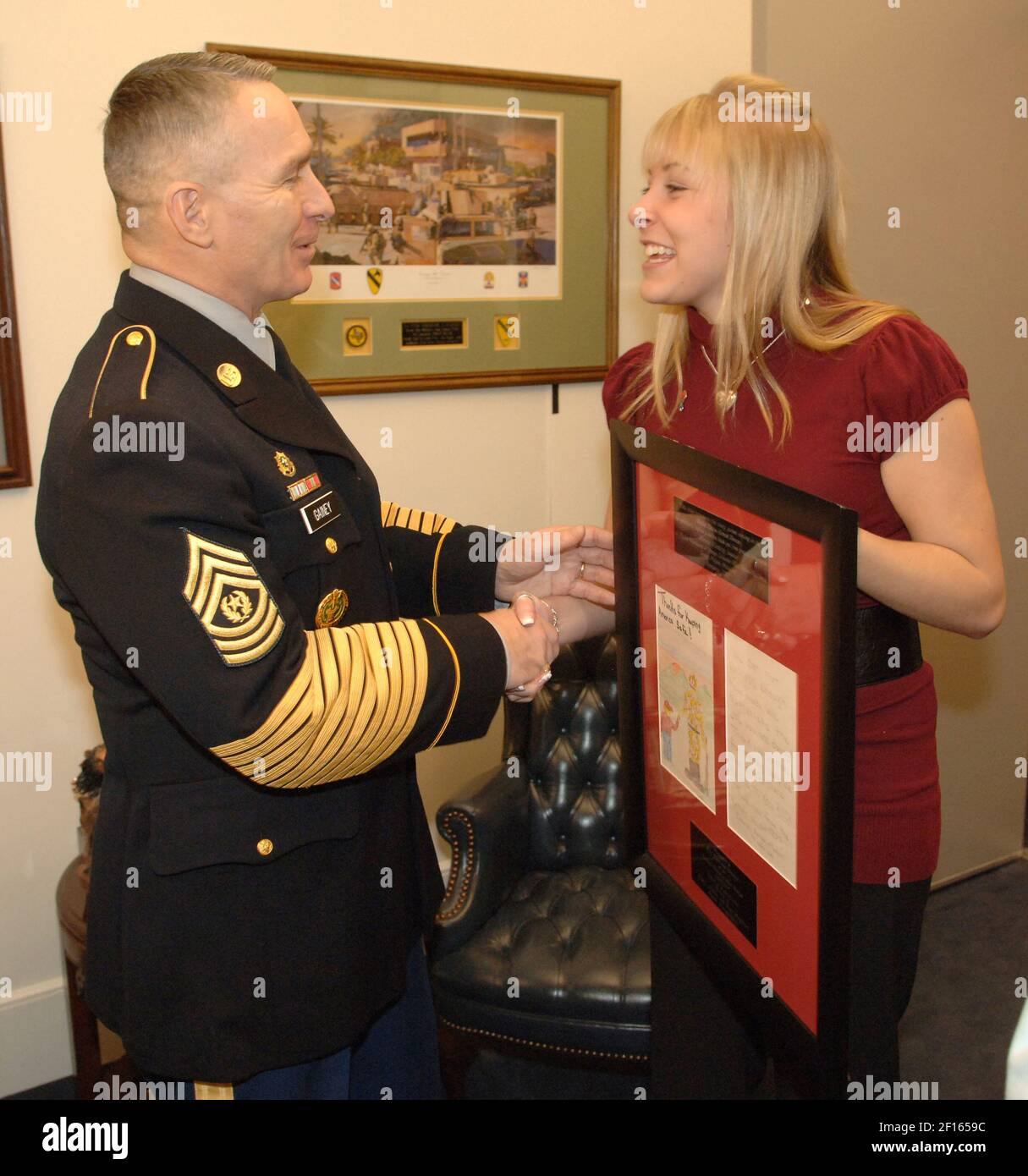 Shauna Fleming of Orange, California, delivered the 2,600,000th letter ...