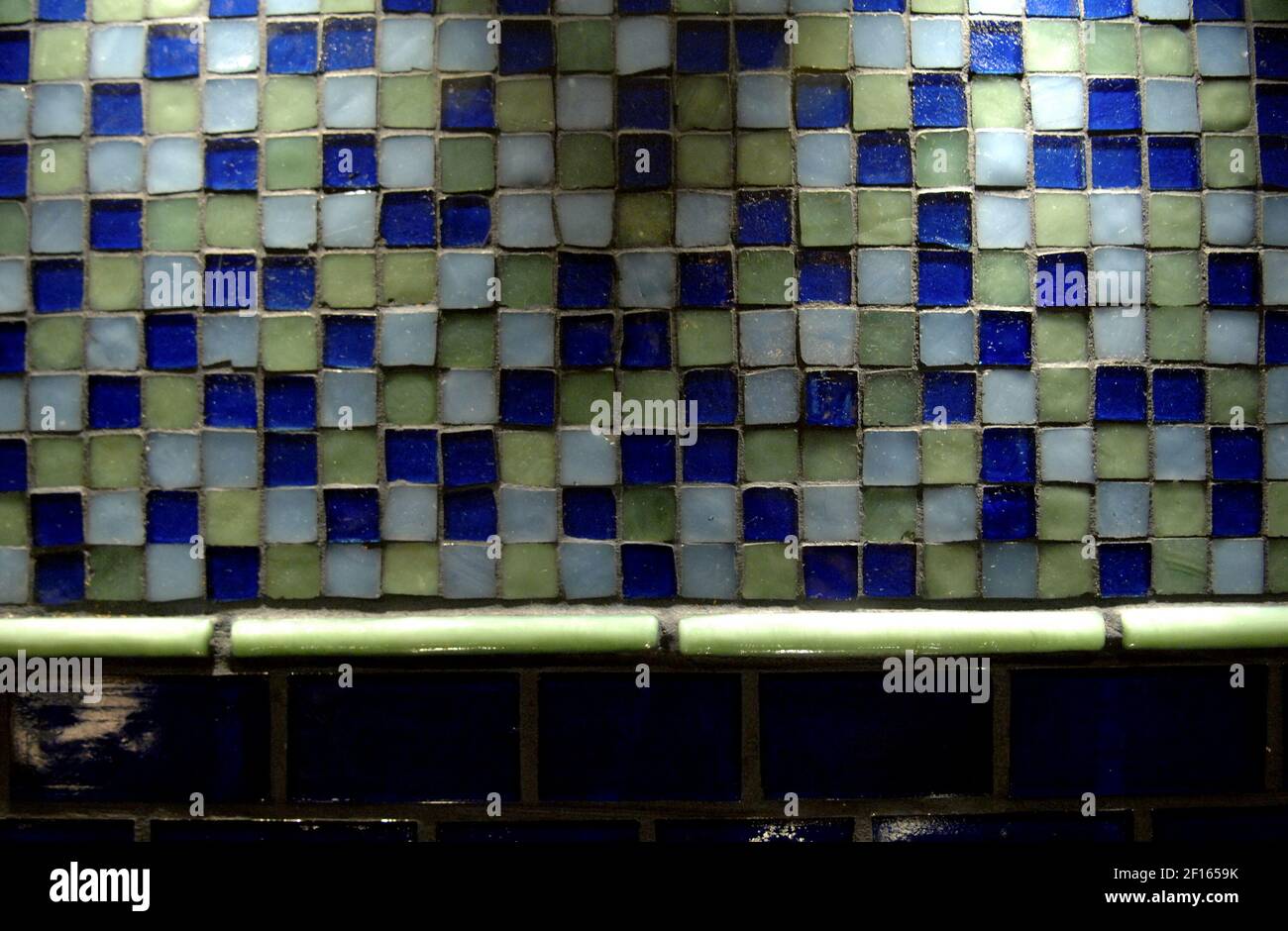 Jonathan Iovino used glass tiles in his condo in Pompano Beach, Florida ...
