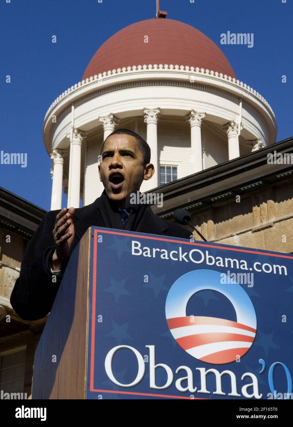 Sen. Barack Obama (D-Ill.) announces his candidacy for President of the ...