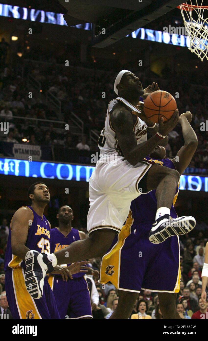 Kobe Bryant Block On Lebron James