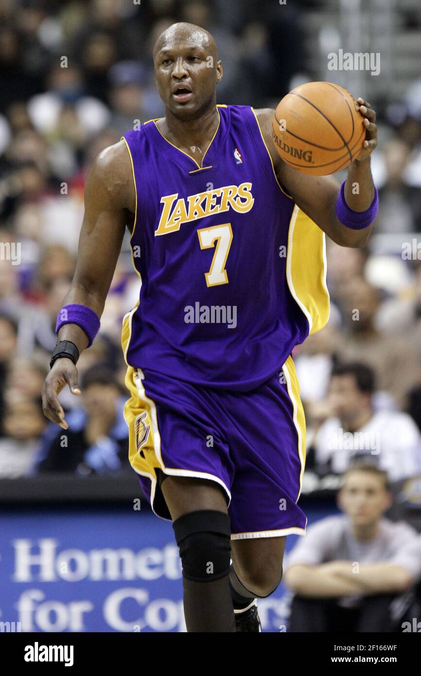 Los Angeles Lakers' Lamar Odom during the game against the Washington ...